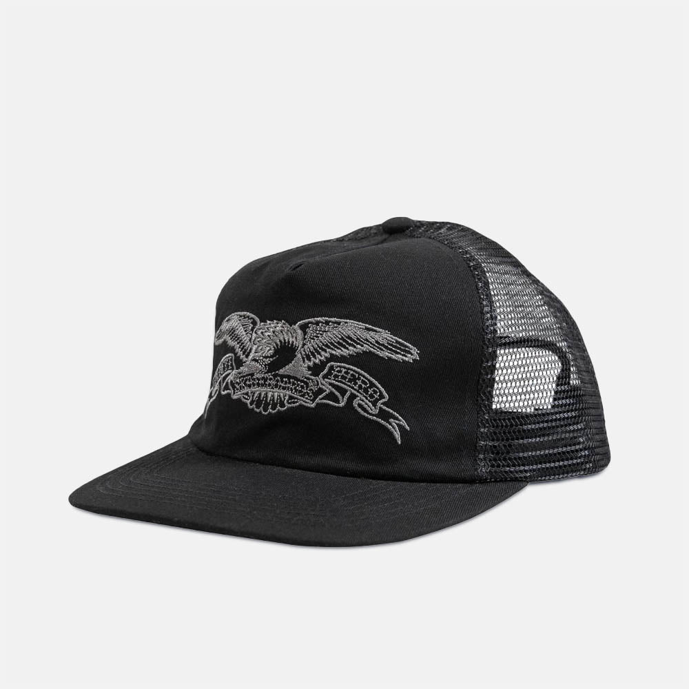 Anti Hero Skateboards - Basic Eagle Snapback Cap - Black / Charcoal – Welcome Skate Store