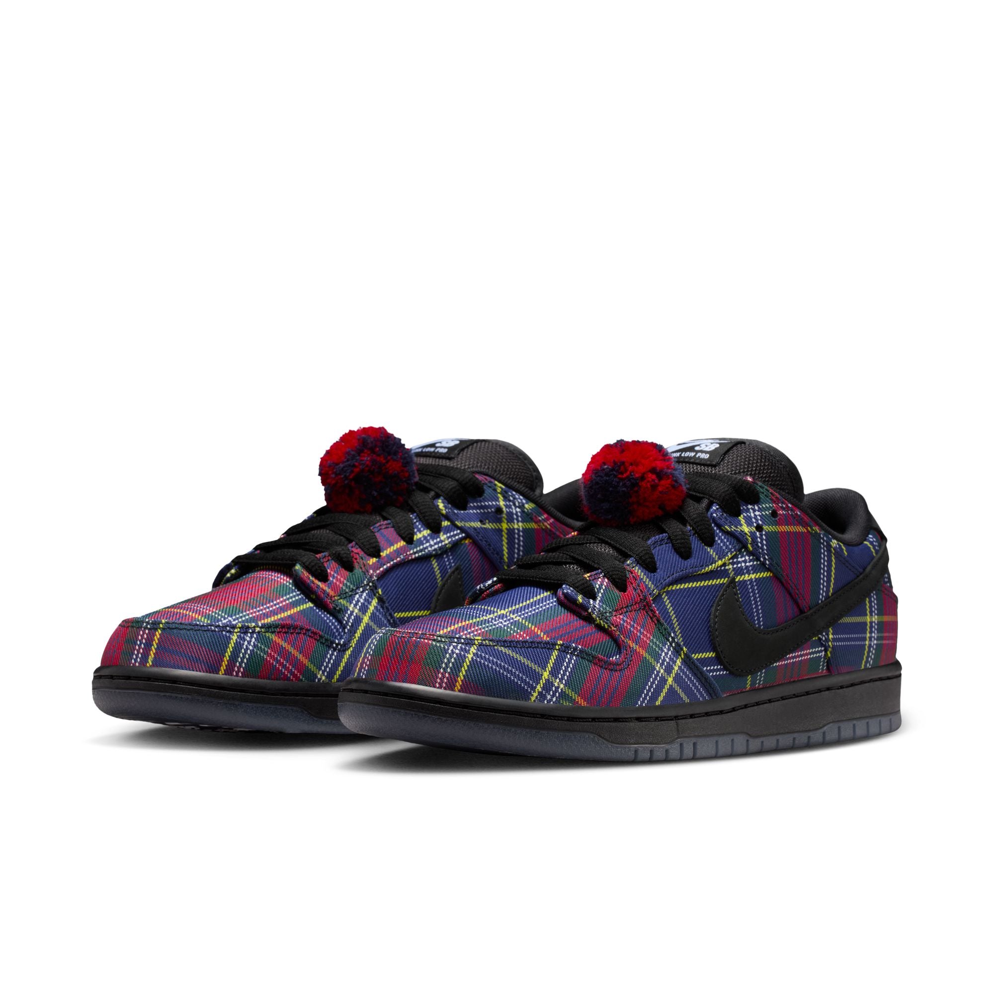 Nike SB - Nardwuar Dunk Low Pro Shoes - University Red / Black - Yello ...