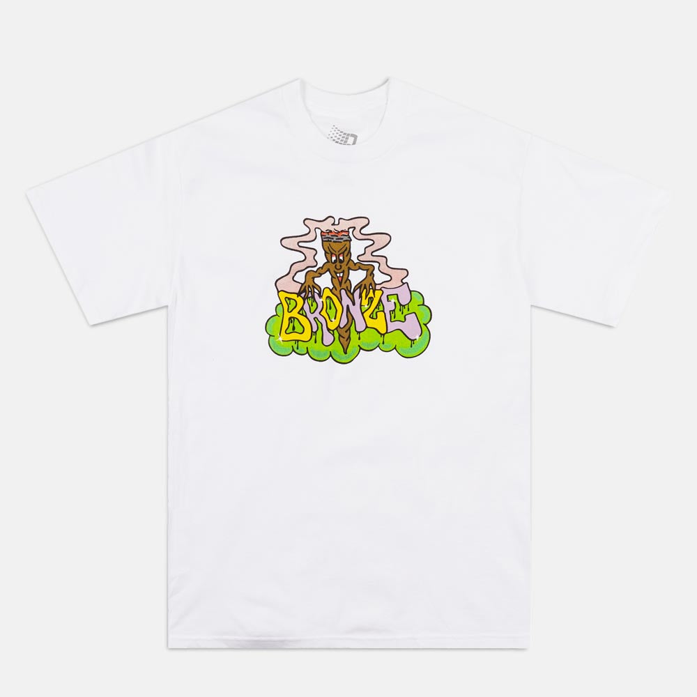 Bronze 56K - Mr. Blunt T-Shirt - White – Welcome Skate Store