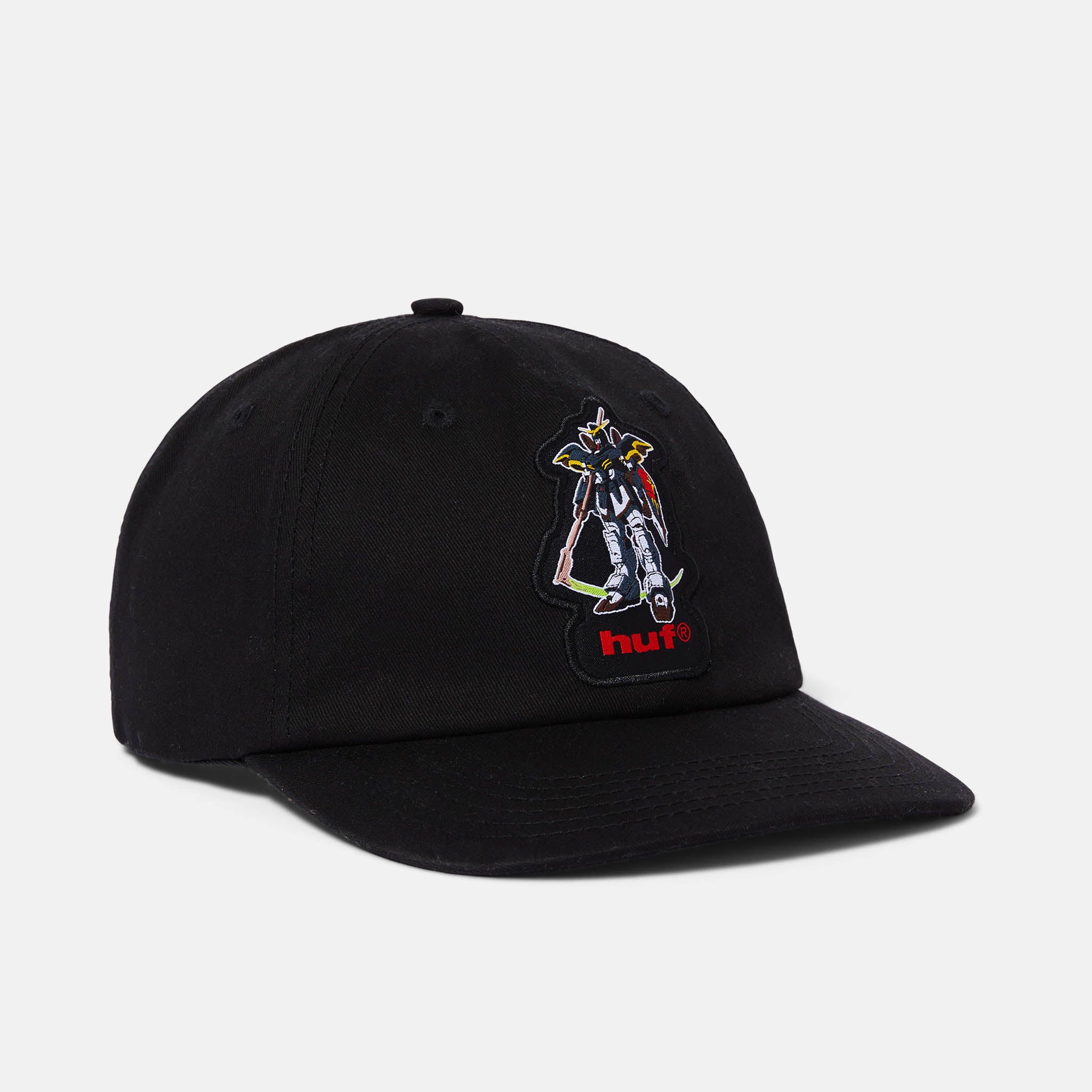 Huf - Gundam Wing Deathscythe Snapback Cap - Black – Welcome Skate Store