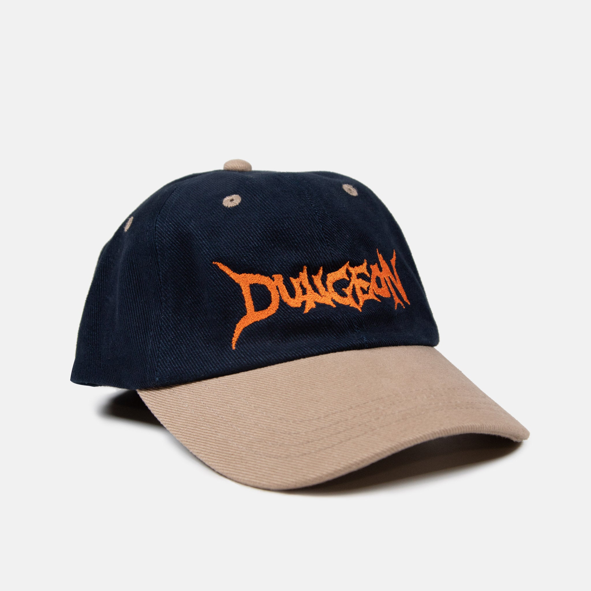 Dungeon - Logo Cap - Navy / Taupe / Orange – Welcome Skate Store
