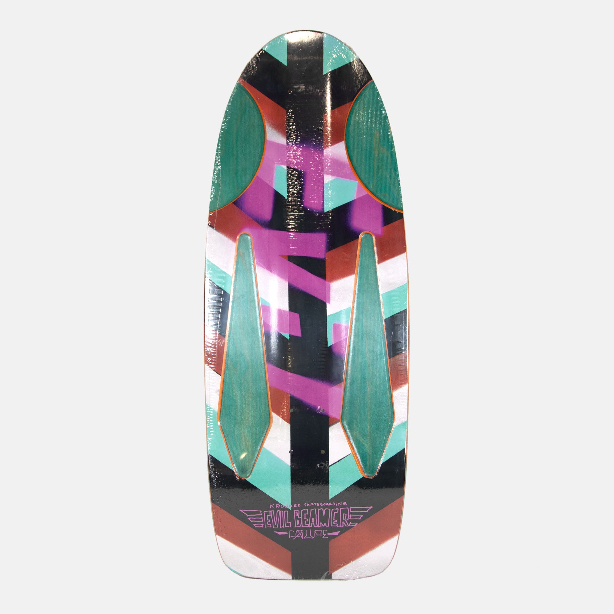 Krooked Skateboards - 10.75" Evil Beamer Coupe Skateboard Deck ...