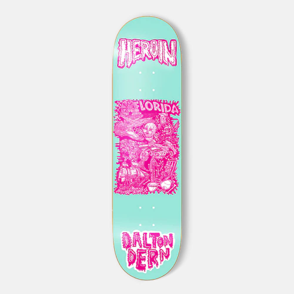 Heroin Skateboards - 8.5" Dalton Dern Allegory Of Fear Skateboard Deck ...