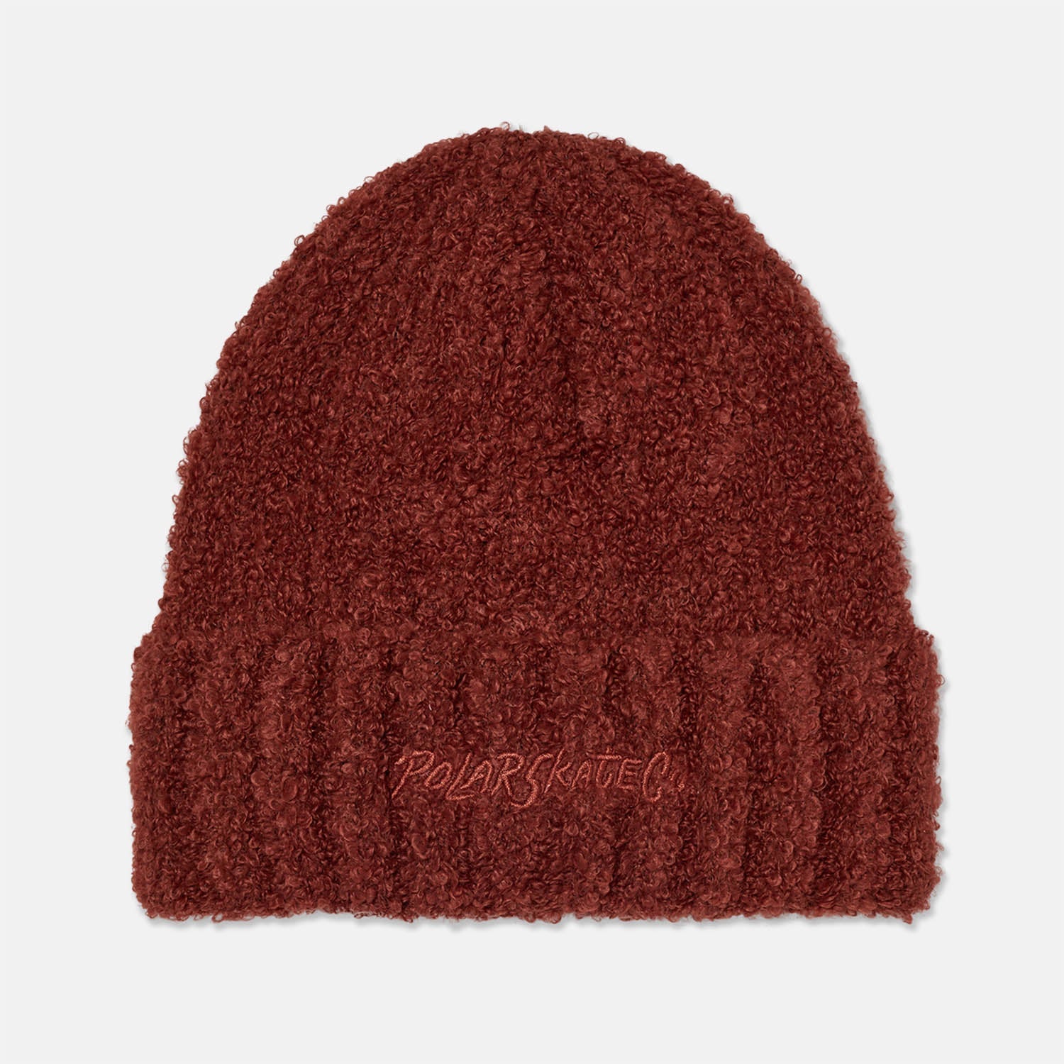 Polar Skate Co. - Fluff Beanie - Rust | Welcome Skate Store