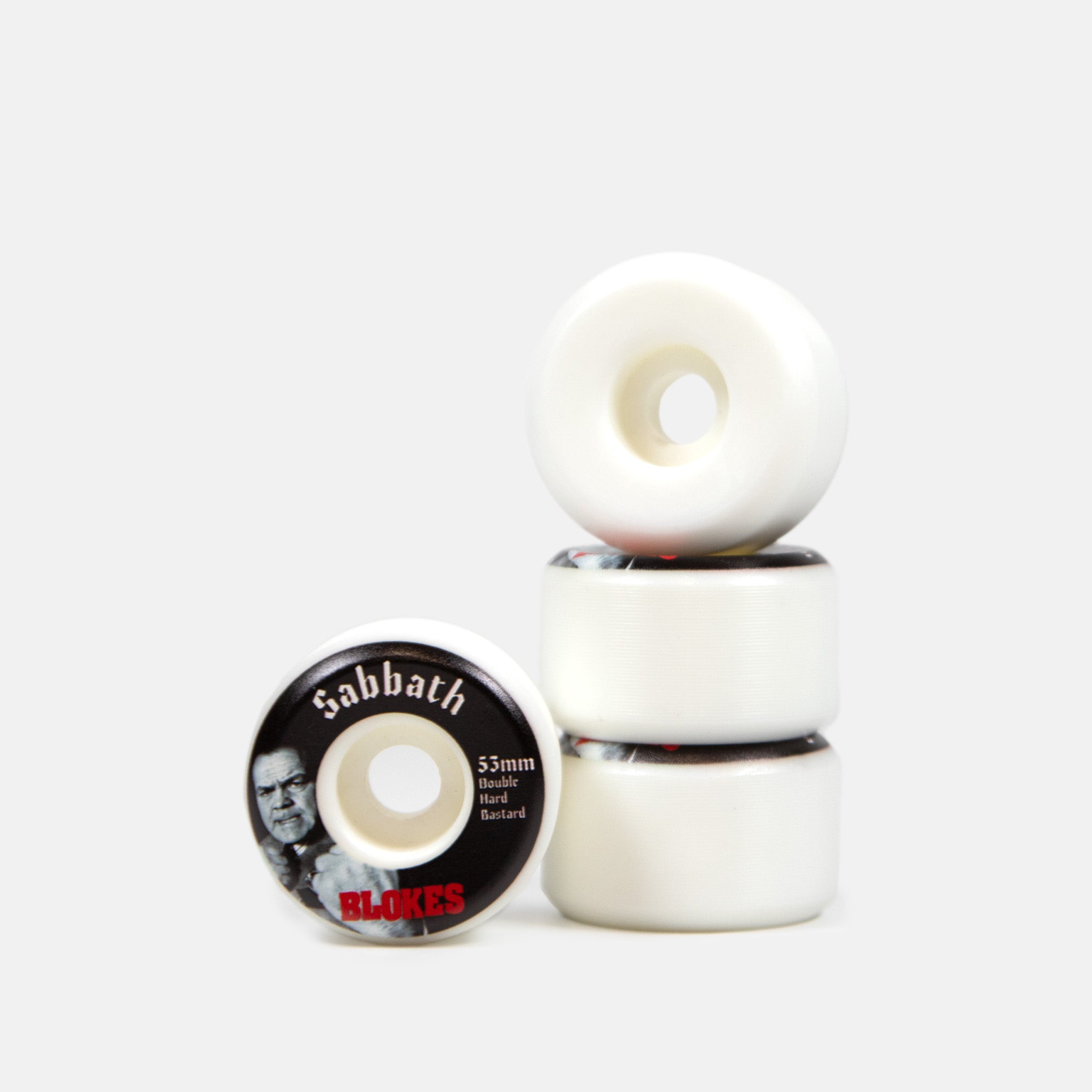 Sabbath Wheels - 53mm (101a) Blokes Conical Skateboard Wheels – Welcome ...
