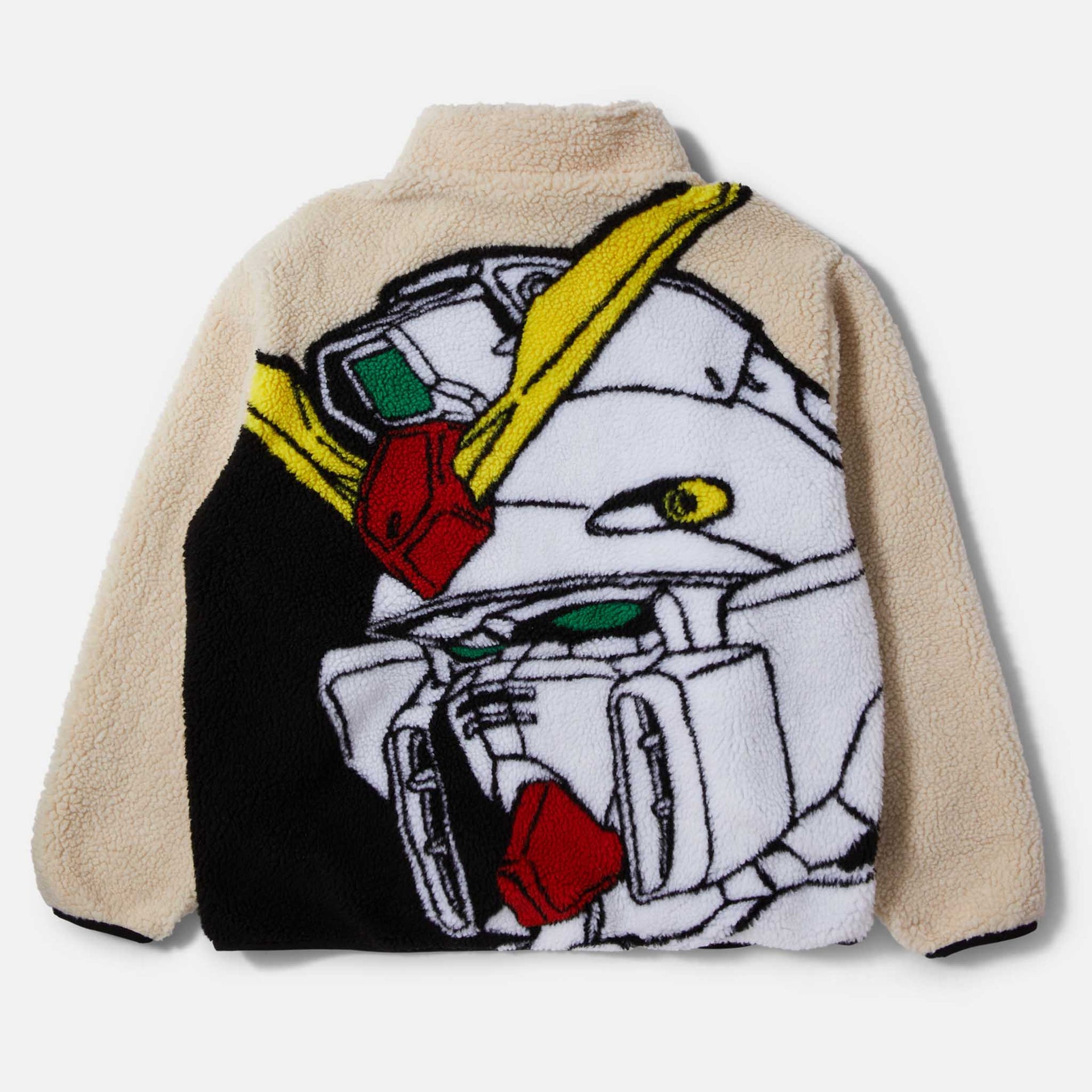 Huf - Gundam Wing Zero-One Sherpa Jacket - Natural – Welcome Skate Store
