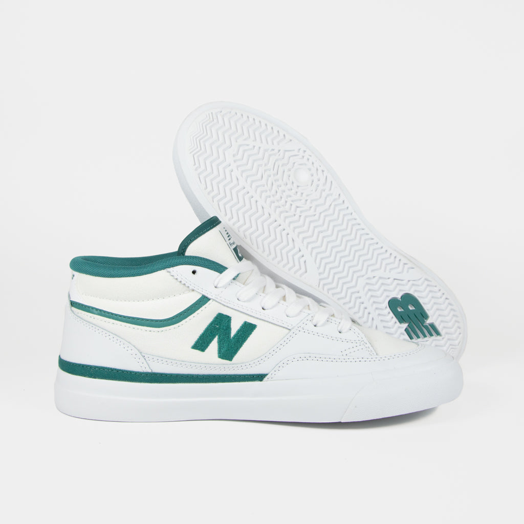 New Balance Numeric - 417 Franky Villani Shoes - White / Vintage Teal ...
