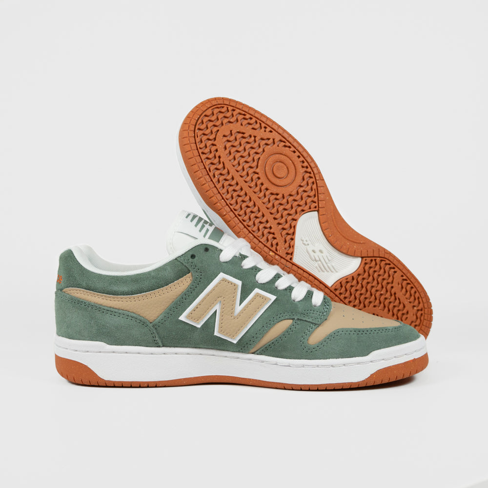 New Balance Numeric - 480 Shoes - Juniper / White – Welcome Skate Store