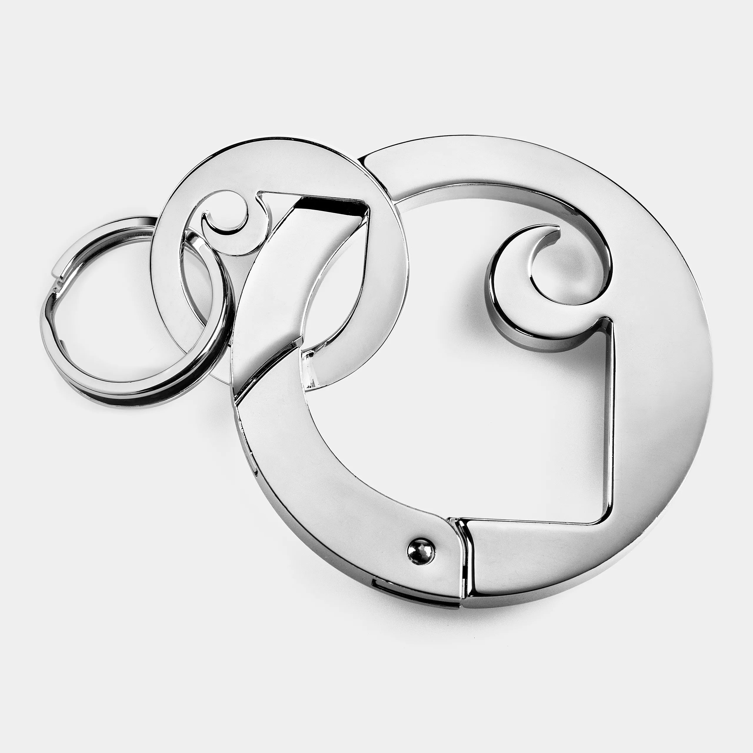 Carhartt WIP - Charms Carabiner Keyring - Silver | Welcome Skate Store