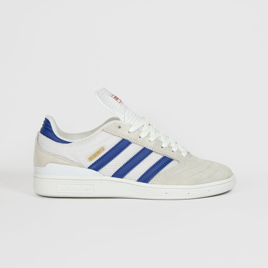 Adidas - Busenitz Shoes - Crystal White / Semi Lucid Blue – Welcome ...