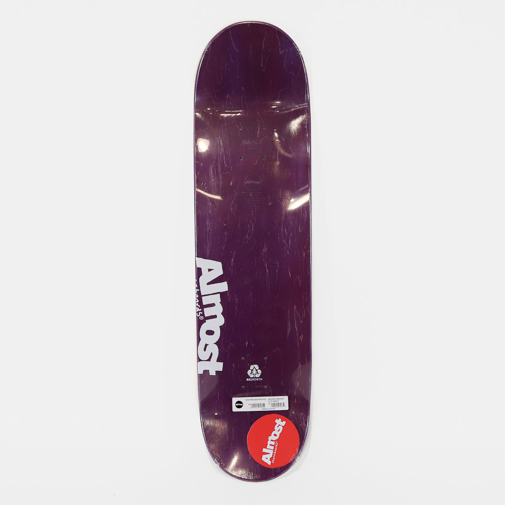 Almost Skateboards - 8.25" Tyson Bowerbank Gradient Cuts Impact Deck ...